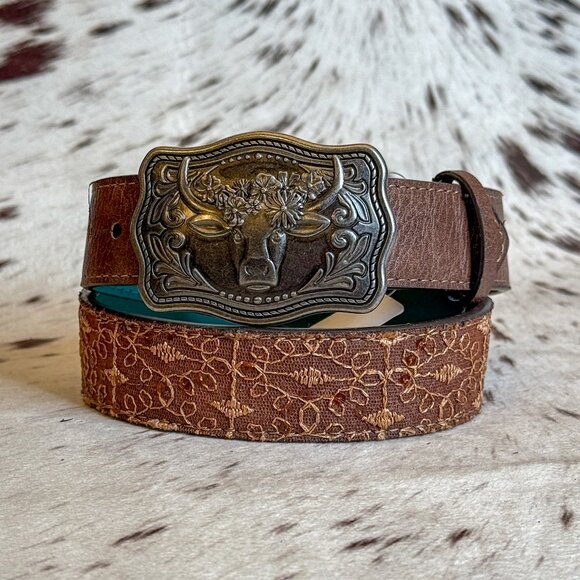 Catchfly | Accessories | New Girls Copper Lace Sequin Western Belt ...